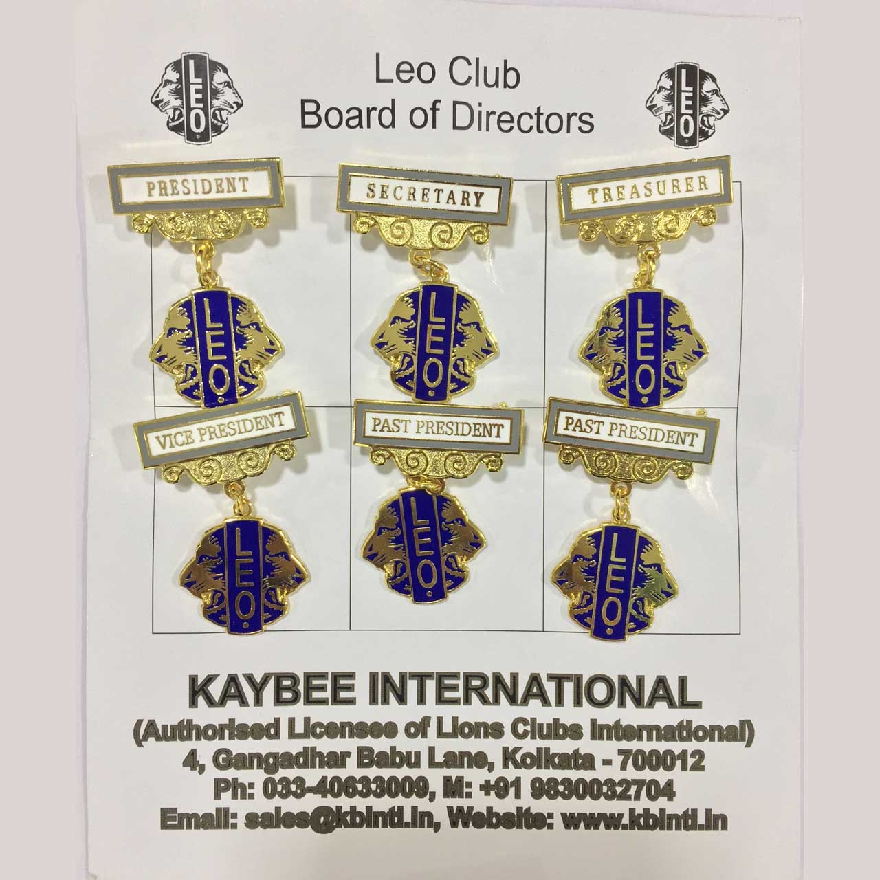 Leo Board of Directors Pin